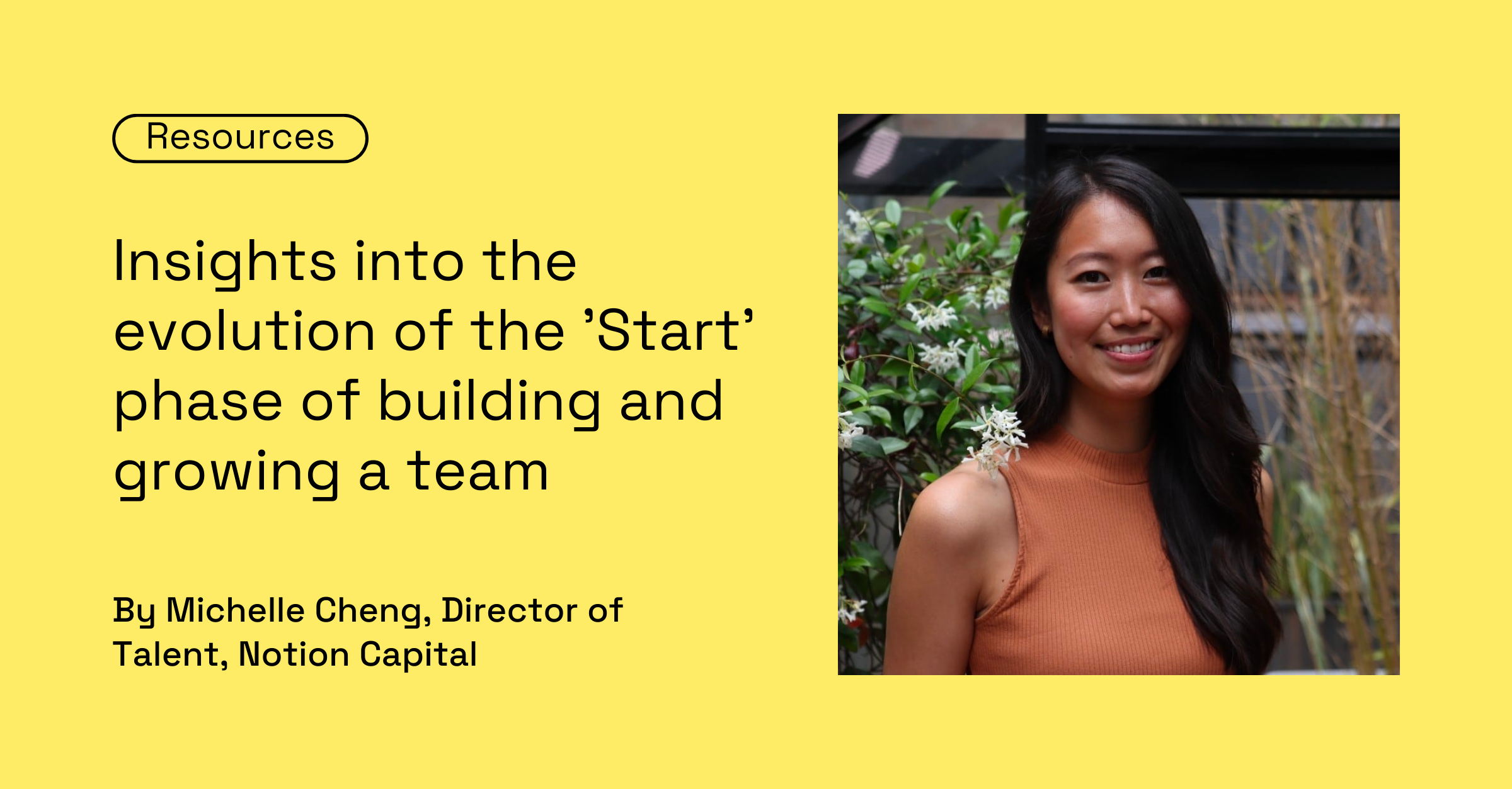 ‍Insights into the evolution of the 'Start' phase of building and growing a team with Michelle ...